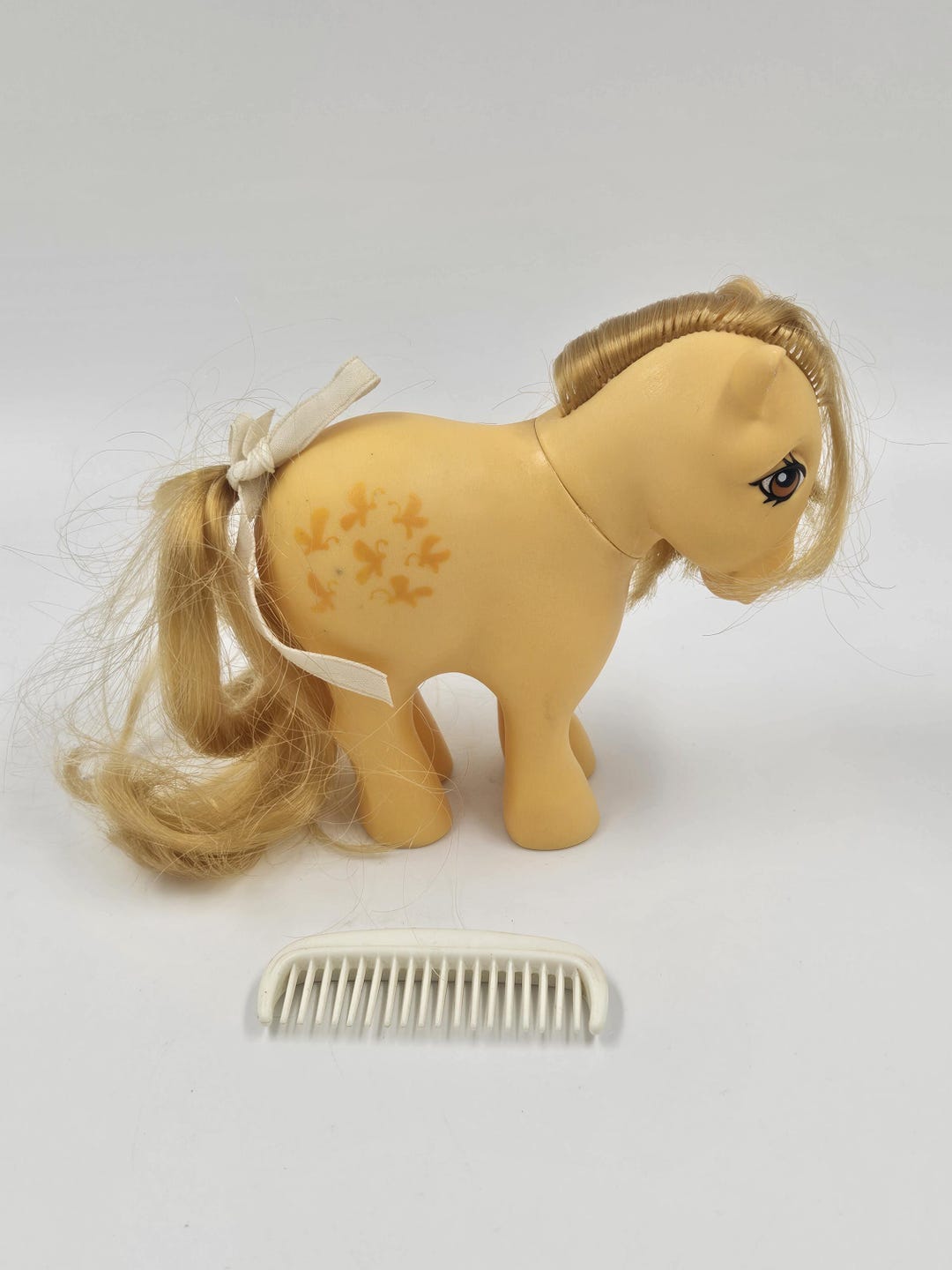 My Little Pony G1 VTG 1982 Butterscotch Collectors Butterflies Gold ...