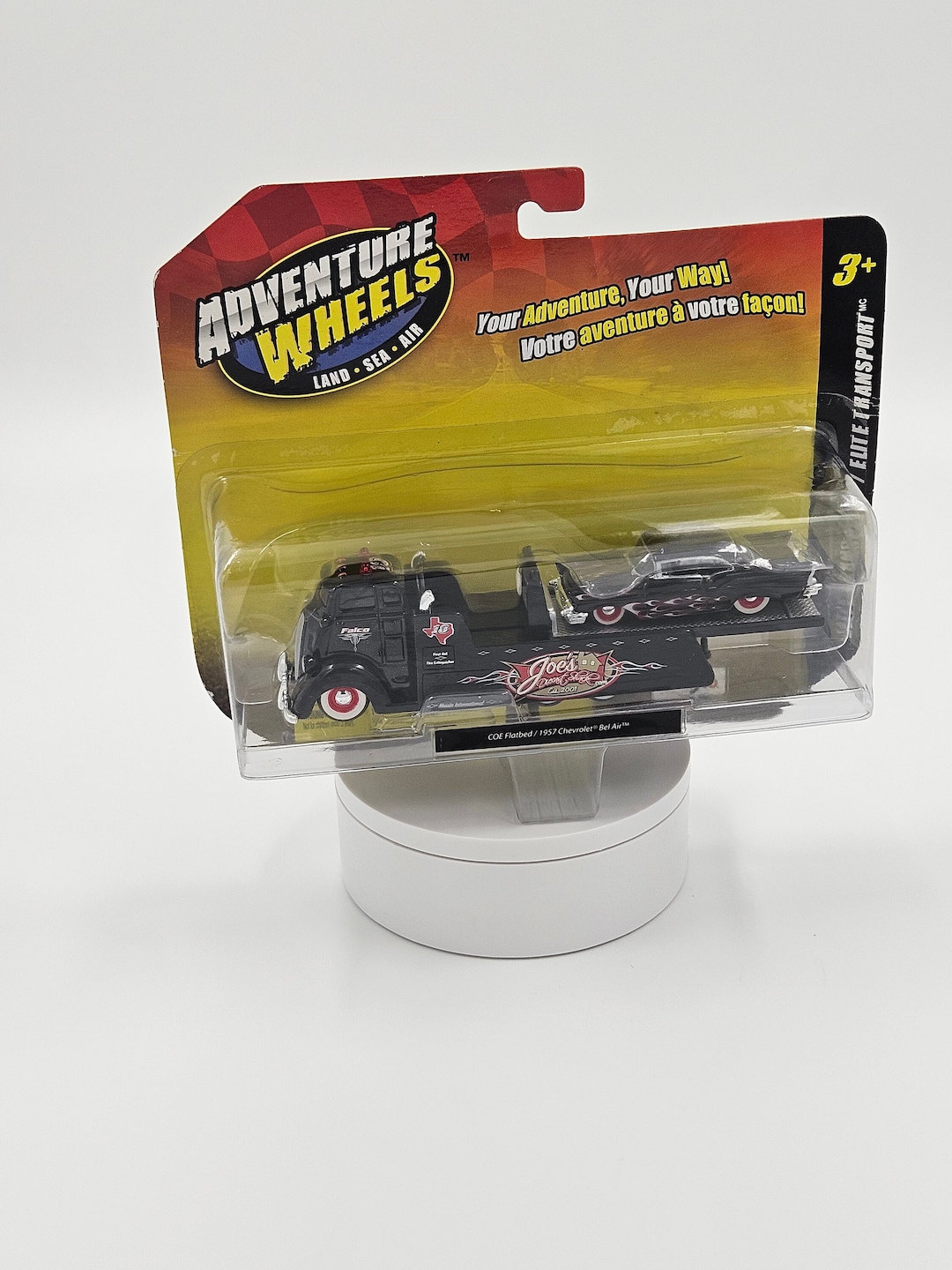 New Maisto Adventure Wheels 1:64 Scale COE Flatbed / 1957 Chevrolet Bel ...