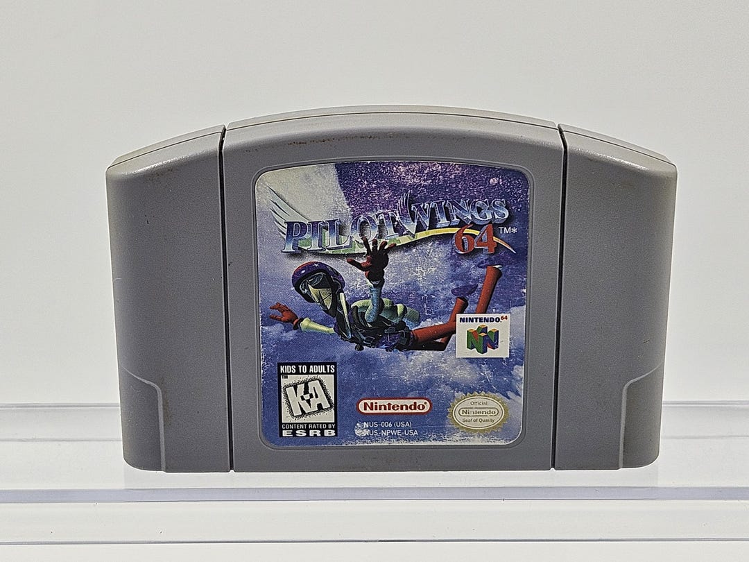 Pilot Wings N64 (nintendo 64) Authentic, Tested, & Working Cartridge ...