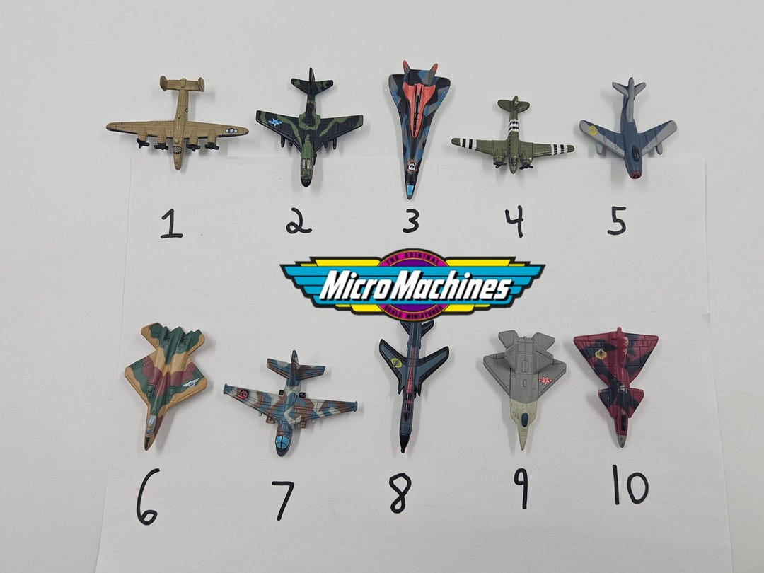 Micro Machines Military Planes and Special Jets *choose Your Own Drop ...