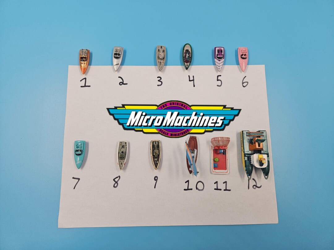 Micro Machines Boats *choose Your Own* Vintage Galoob Toys - Etsy