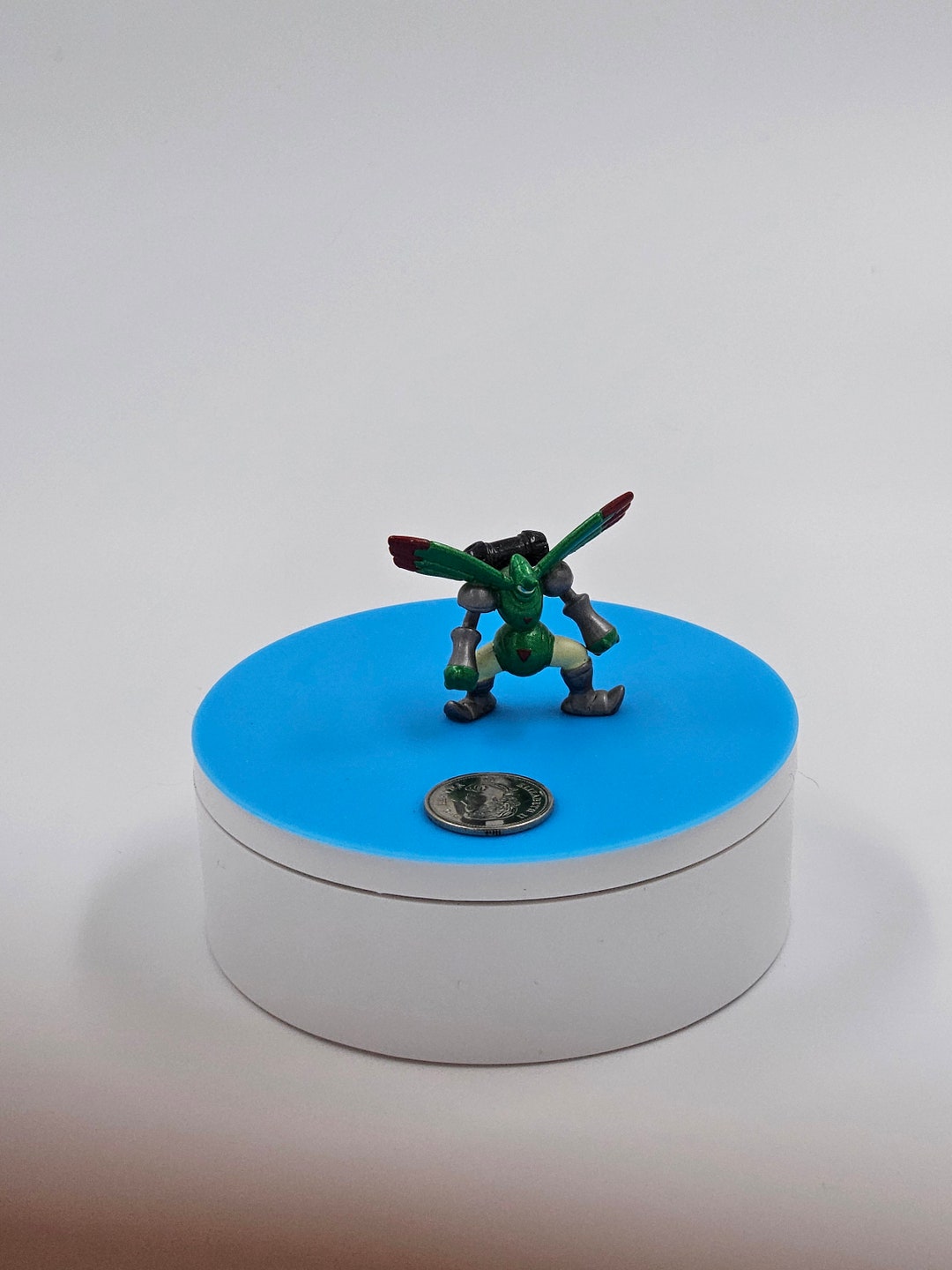 Rapidmon 2001 Digimon Green 2 H-T Bandai Mini Figure Digital Monsters ...