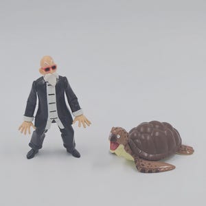 Dragonball Z Master Roshi With Turtle Saiyan Saga Action Figure 2000 ...