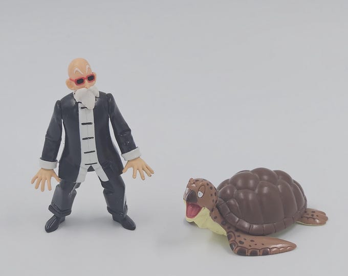Dragonball Z Master Roshi With Turtle Saiyan Saga Action Figure 2000 ...