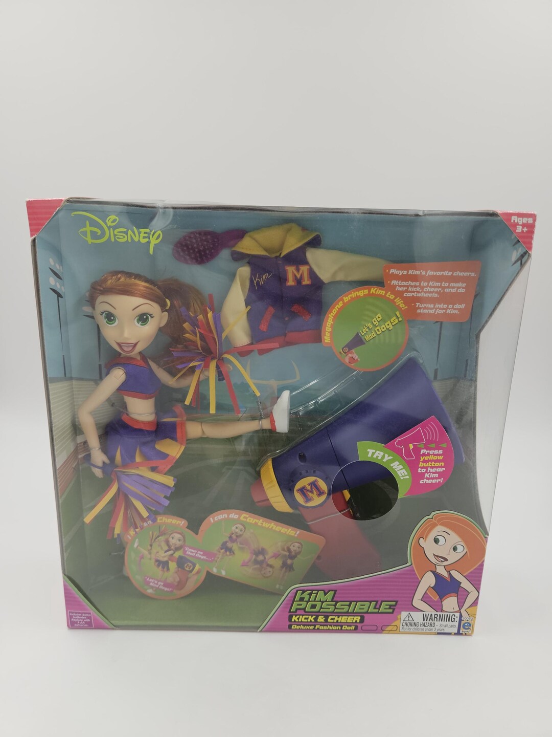 Disney Kim Possible Kick & Cheer Deluxe Doll 10" NEW IN BOX - Etsy