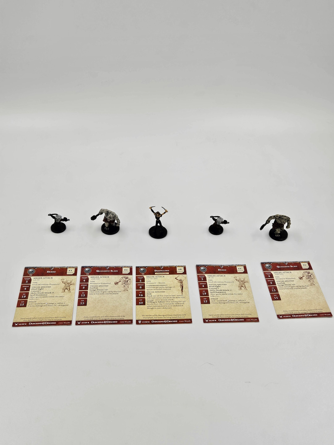 Dnd Minis Doomguard With Minions and Cards Chaotic Evil Dungeon and ...