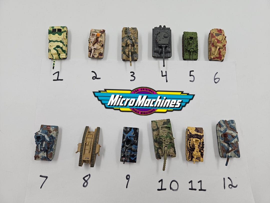 Micro Machines Military Main Battle Tanks *choose Your Own Dropdown ...