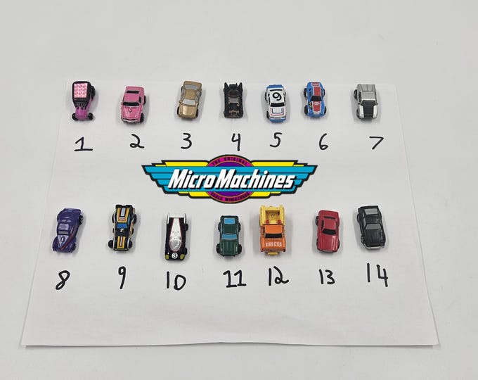 Micro Machines Race and Sports Cars *choose Your Own Drop-down List ...