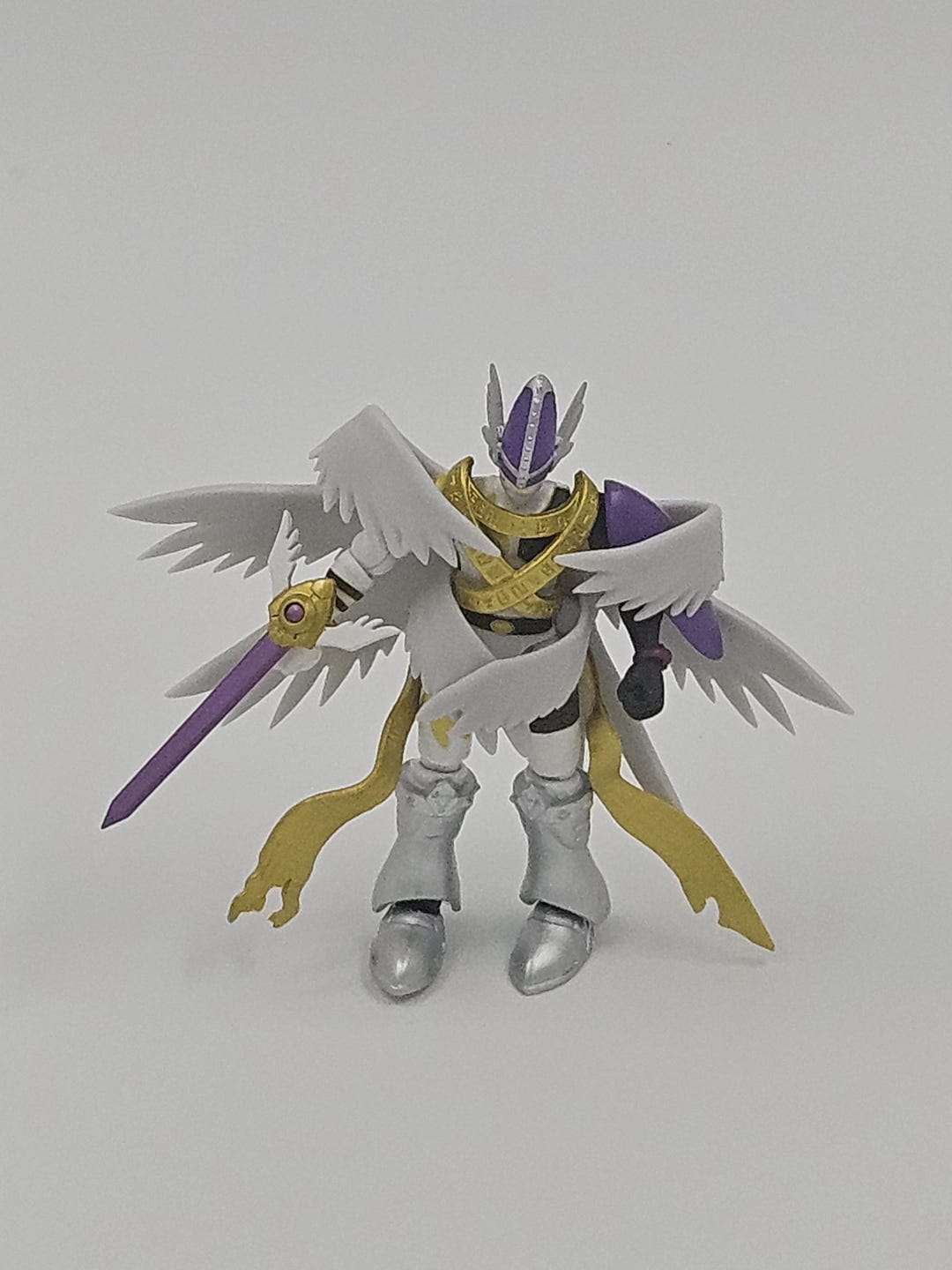 Vintage Digimon 2001 Bandai Digivolving Magnaangemon Seraphimon Action ...