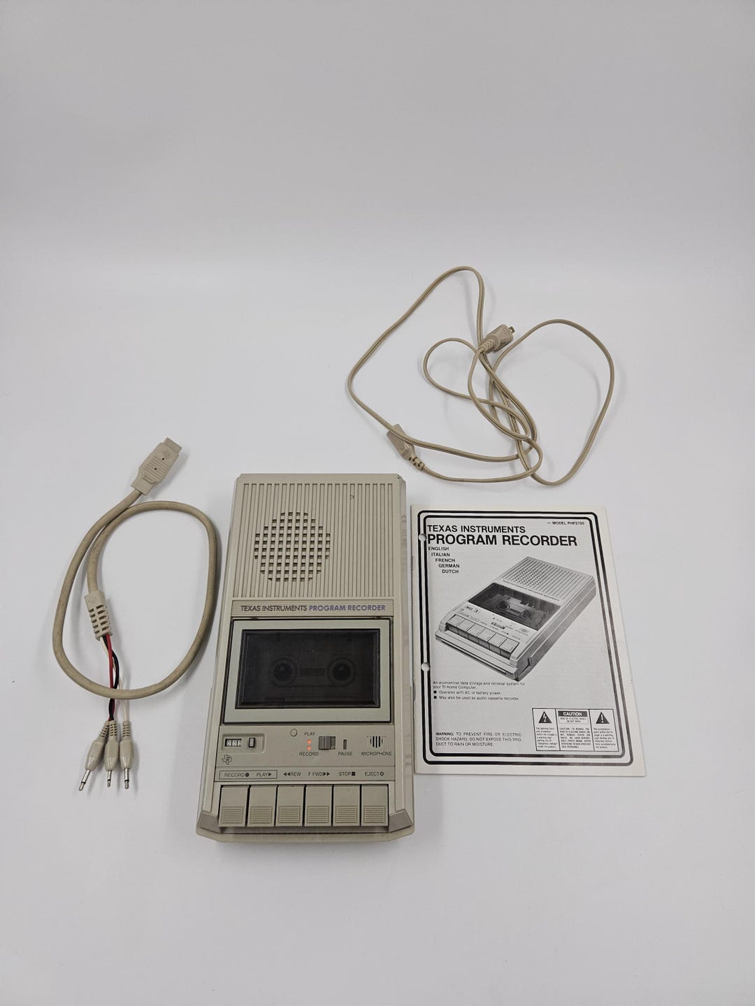 Texas Instruments Program Recorder PHP2700 Complete With Manual for ...