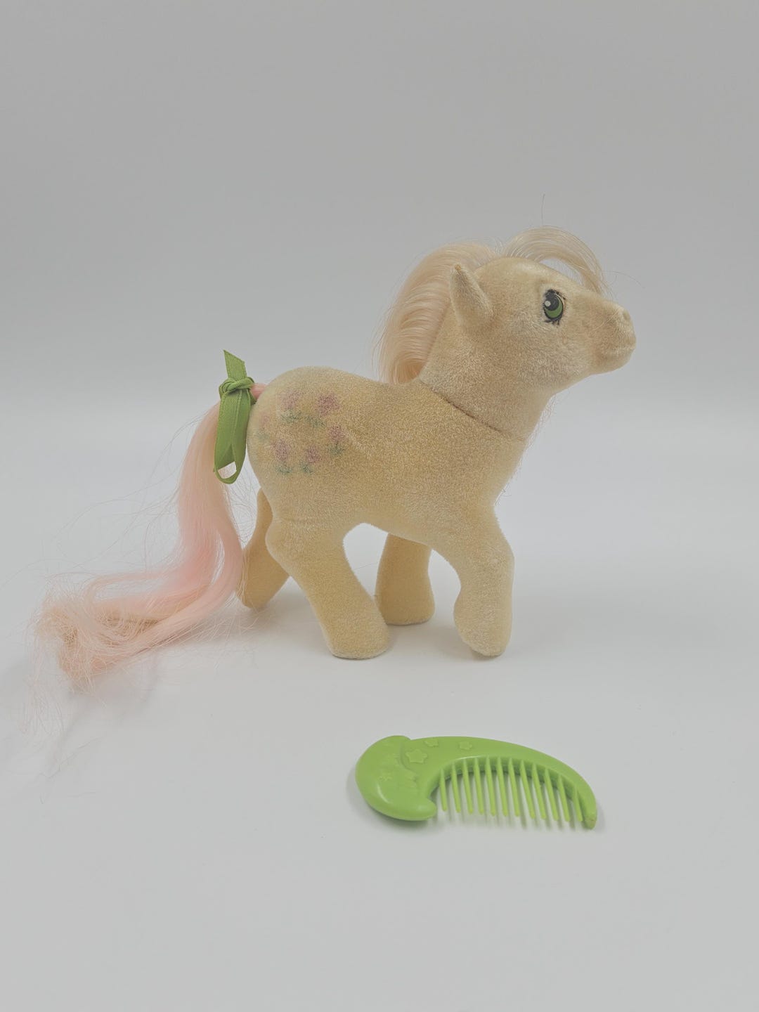 Vintage My Little Pony MLP G1 so Soft Posey Flocked SS Tulips Original ...