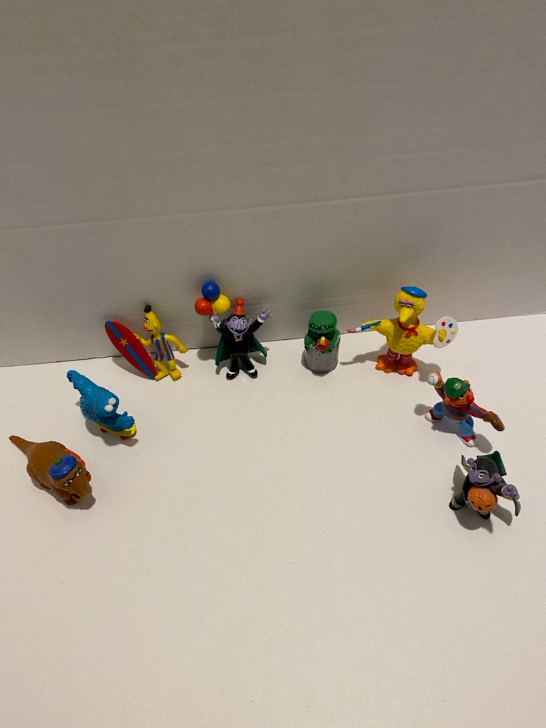 Sesame Street Pvc Figures Lot of Vintage Jim Henson Muppets - Etsy