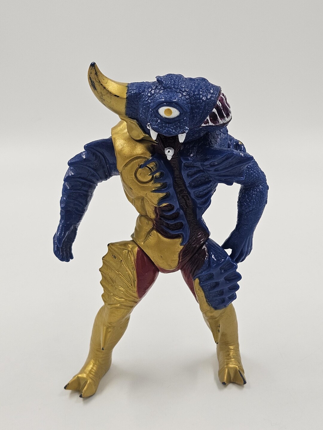 Mighty Morphin Power Rangers 7.5” Goo Fish Villain Monster Action ...