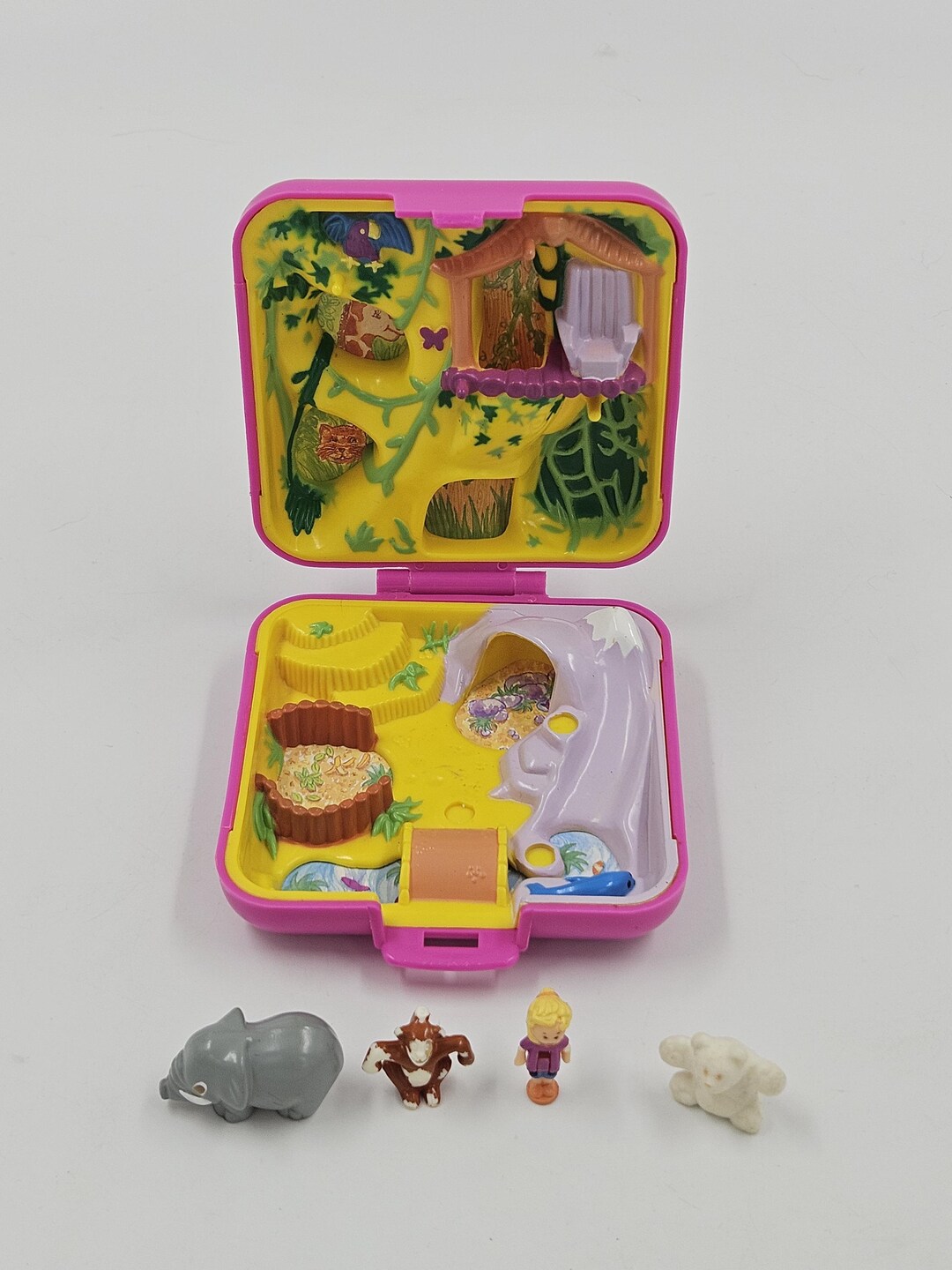Bluebird Vintage Polly Pocket 1989 Wild Zoo World Playset Complete - Etsy