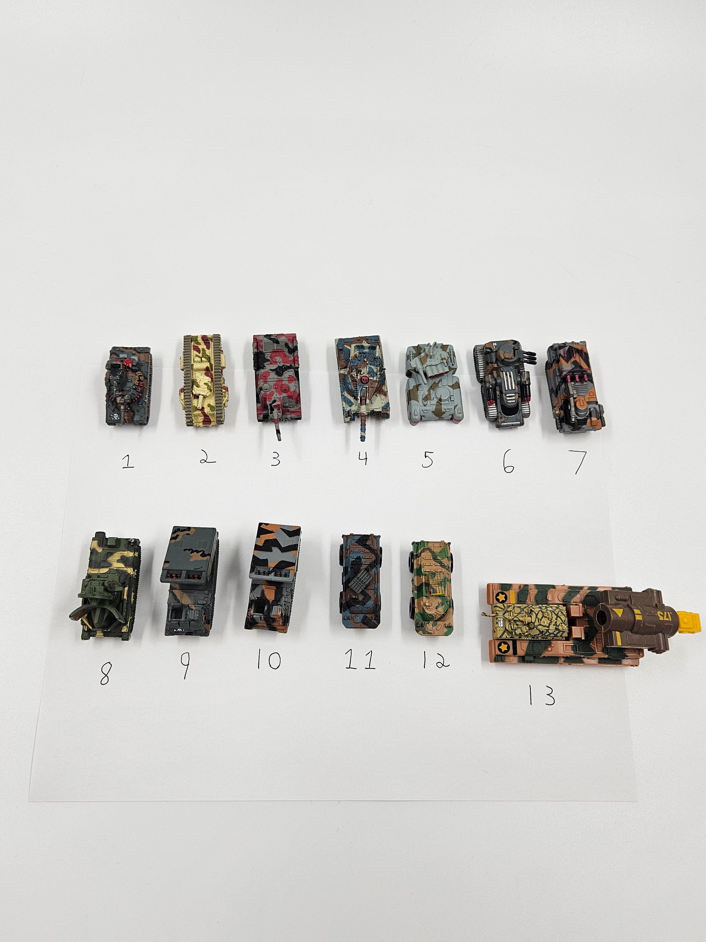 Micro Machine Military Tanks and Artillery choose Your Own Drop-down ...