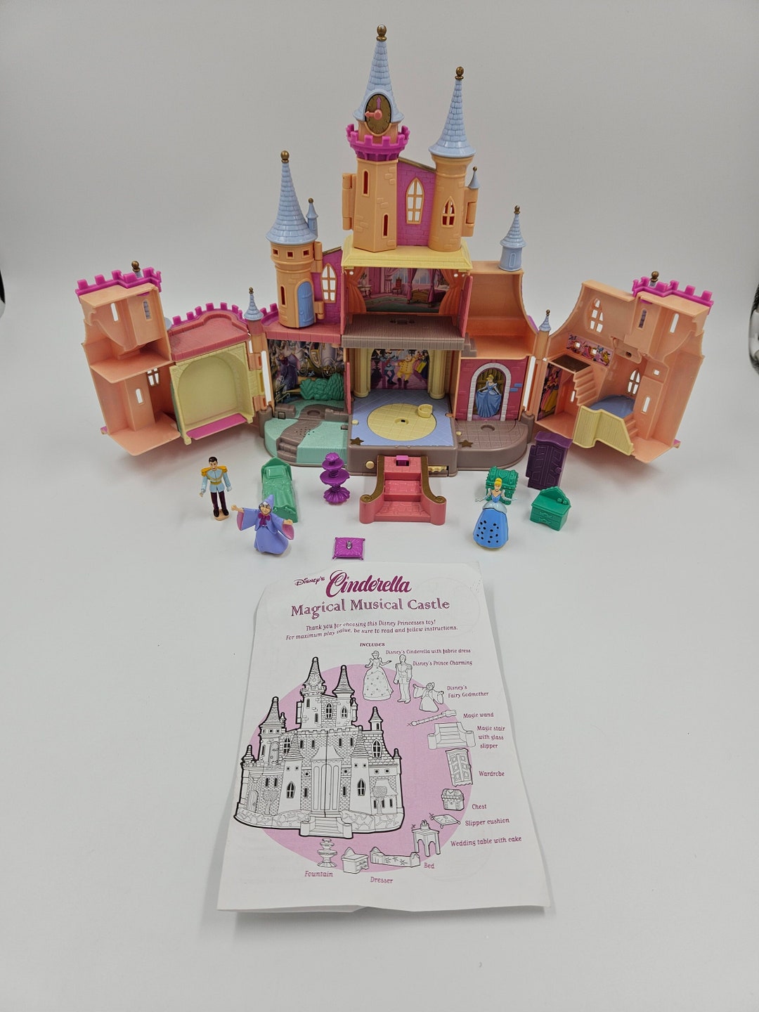 Cinderella Magical Musical Castle Near Complete With All Original ...