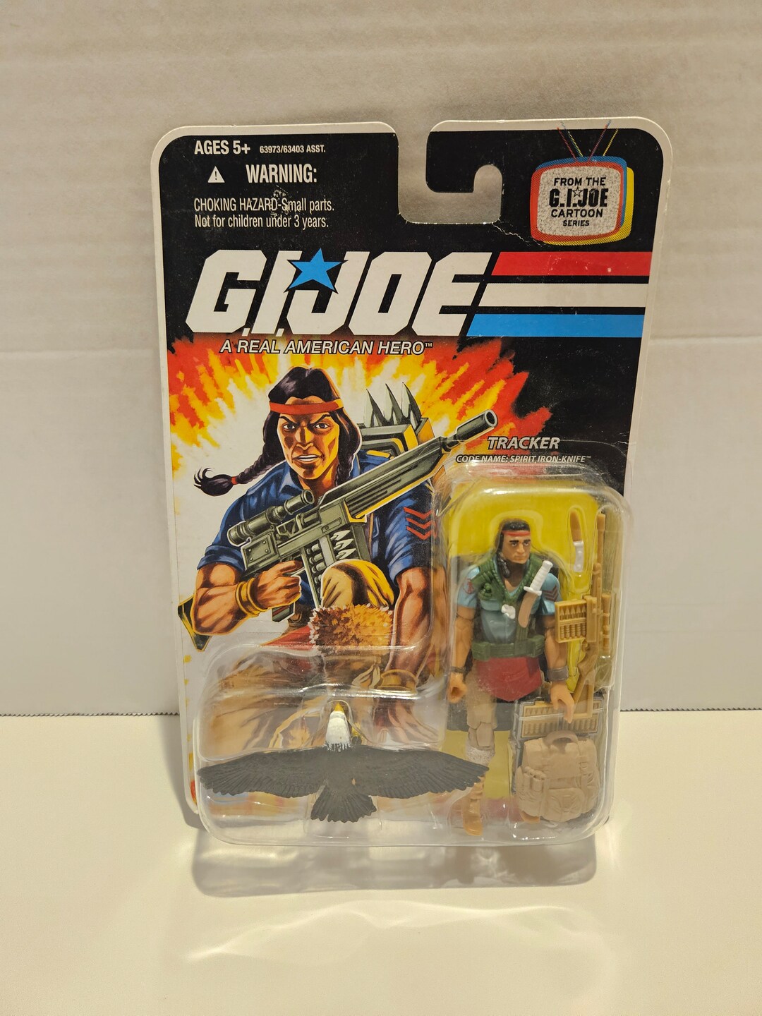 New Vintage GI Joe Cartoon Series Tracker Spirit Iron Knife Action ...