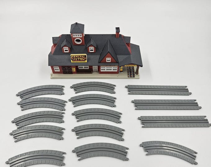 Micro Machines City Scenes Central Station 1989 Galoob Playset Working ...