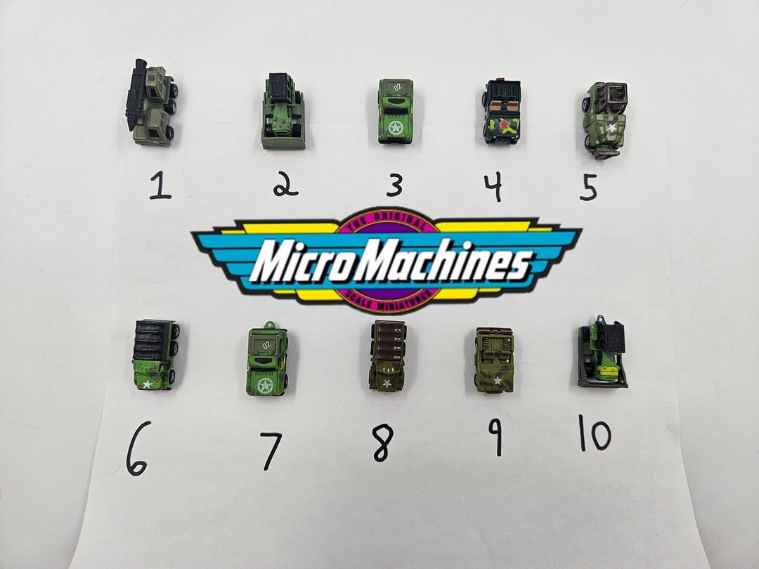 Micro Machine Military Support Equipment and Trucks *choose Your Own ...