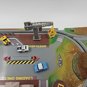 Vintage Micro Machines Power Train City Complete All Accessories and ...