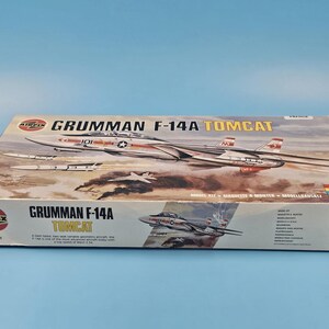 Airfix Grumman F-14A Tomcat US Navy Fighter 1:72 Scale Model Kit 5013 ...