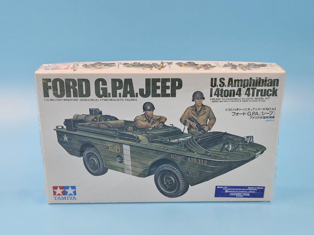 Tamiya Ford GPA Jeep US Amphibian 4x4 Truck Custom Detailed 1:35 Built ...