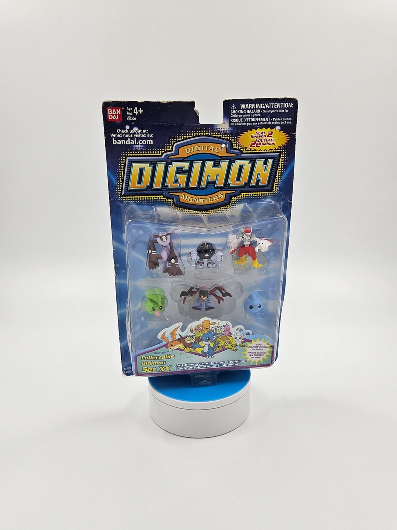 Digimon Season 2 Set of 6 Mini Collectibles 1999 Bandai. Pack XX ...