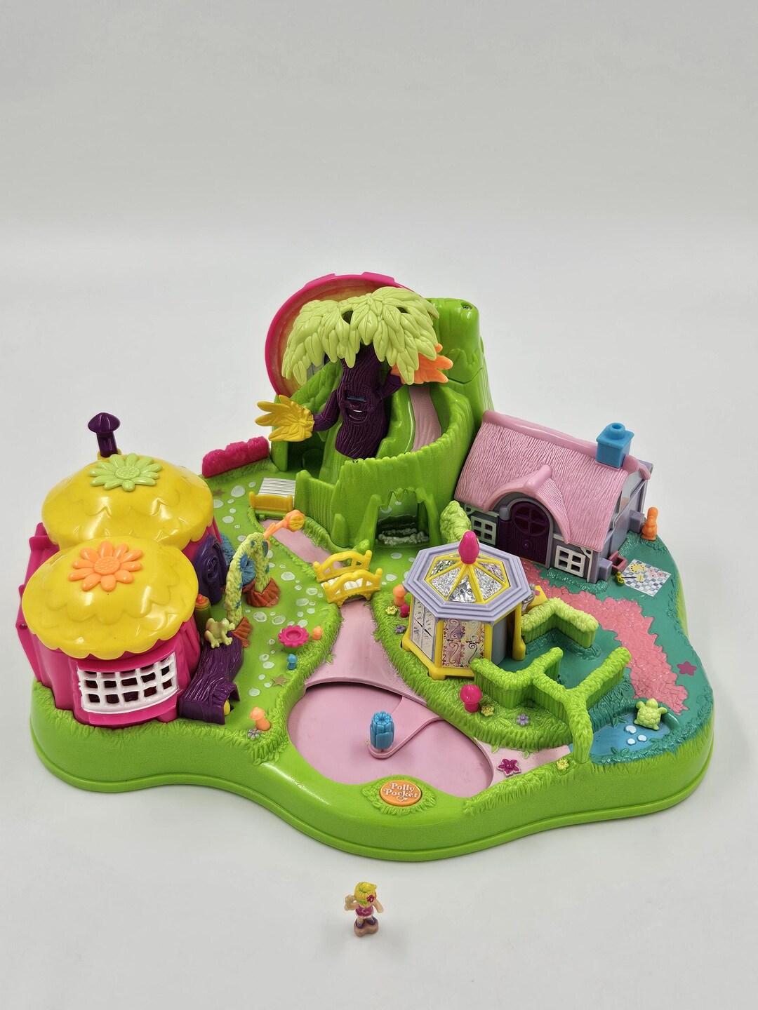 1997 Polly Pocket Playset Magical Moving Fairyland Fairy Bluebird Toy ...