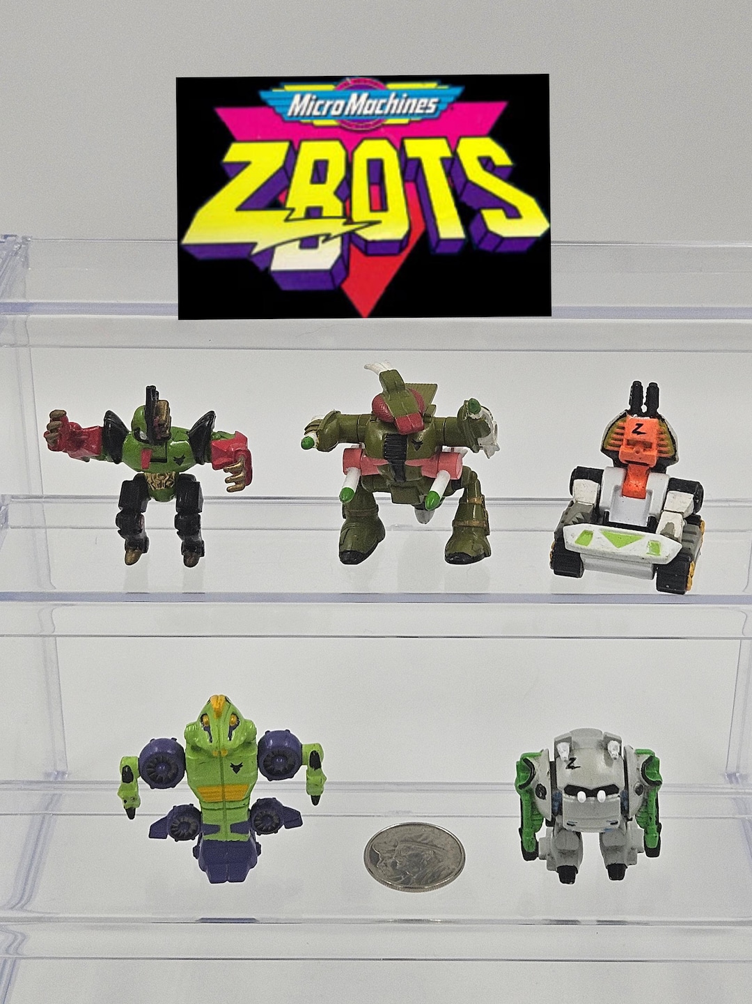 Z-bots Micro Machines Vintage Galoob Toys Lot of 5 Figures - Etsy