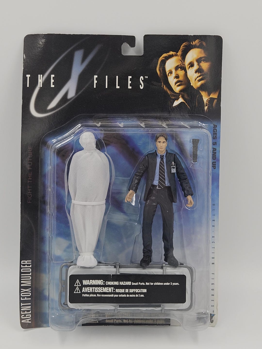 VTG THE X-FILES Agent Fox Mulder W/ Cadaver and Stretcher Action ...