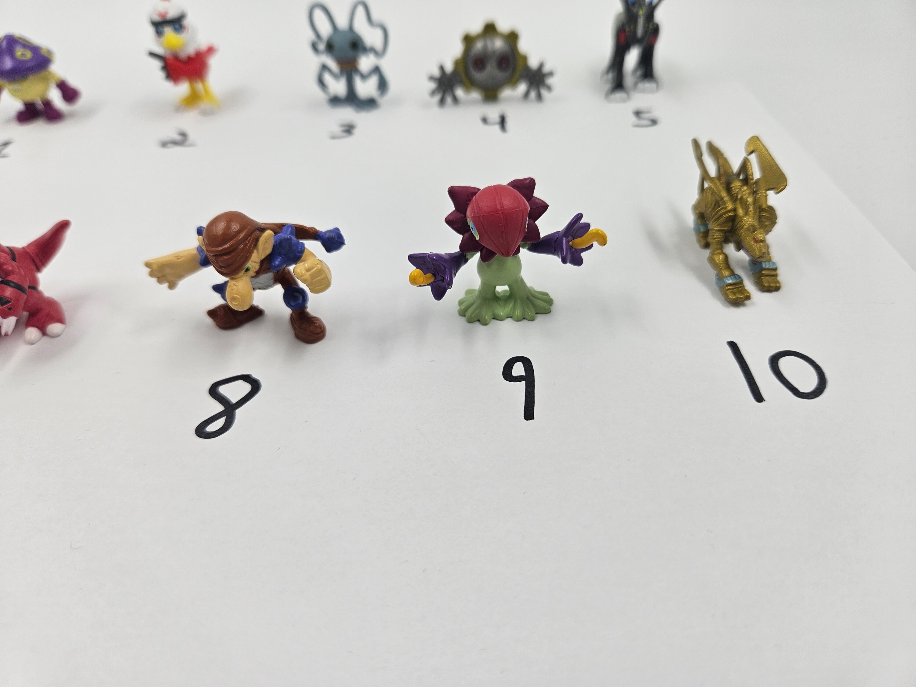 Group 5 Digimon Mini Figures choose Your Own Dropdown List Vintage Toys ...