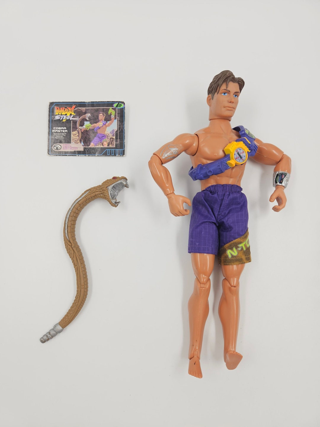 Max Steel Cobra Master Action Figure Vintage Mattel Toys With Mission ...