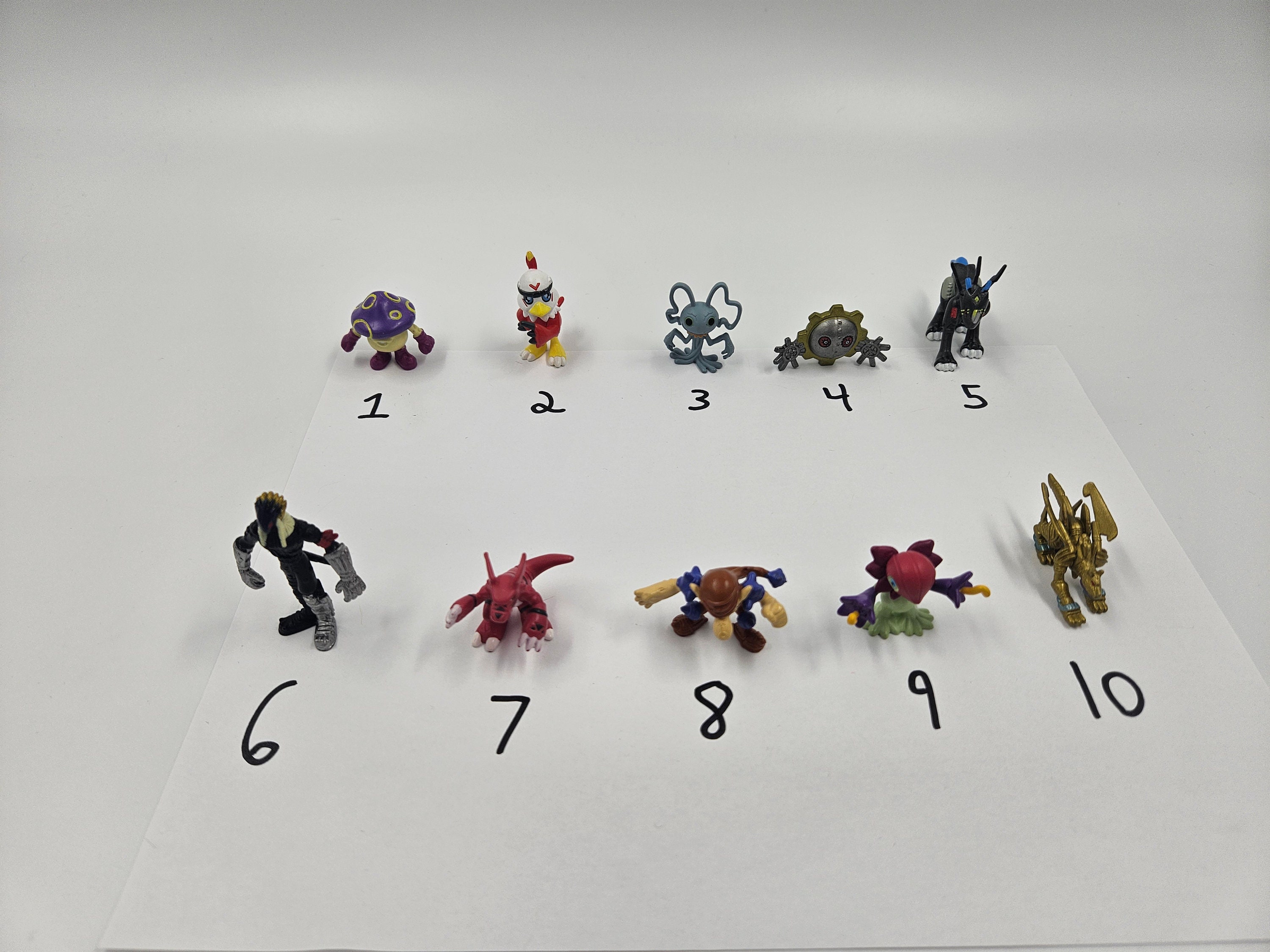 Group 5 Digimon Mini Figures choose Your Own Dropdown List Vintage Toys ...