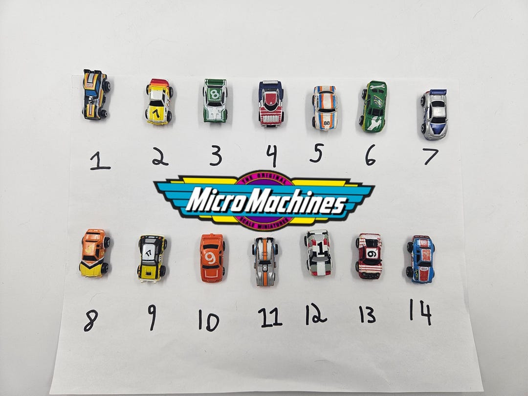 Micro Machines Race Cars *choose Your Own Drop-down List* Vintage ...