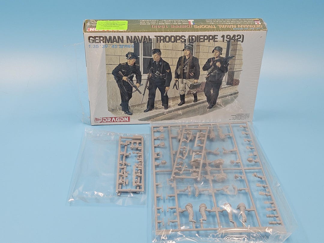 WW#2, German Naval Troops( DIEPPE 1942), Plastic Model Kit, Scale 1/35 - Etsy