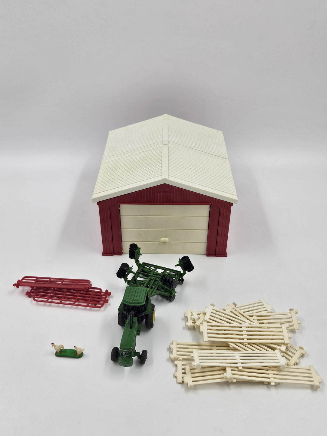 Vintage ERTL Country Farm Equipment Shed - Etsy