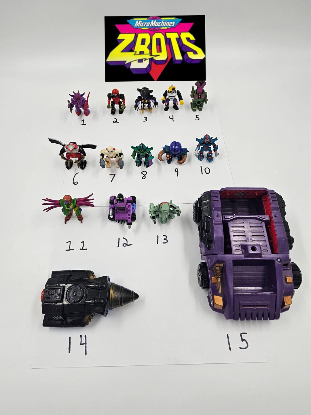 Micro Machines Zbots Figures and Vehicles *choose Your Own Dropdown ...