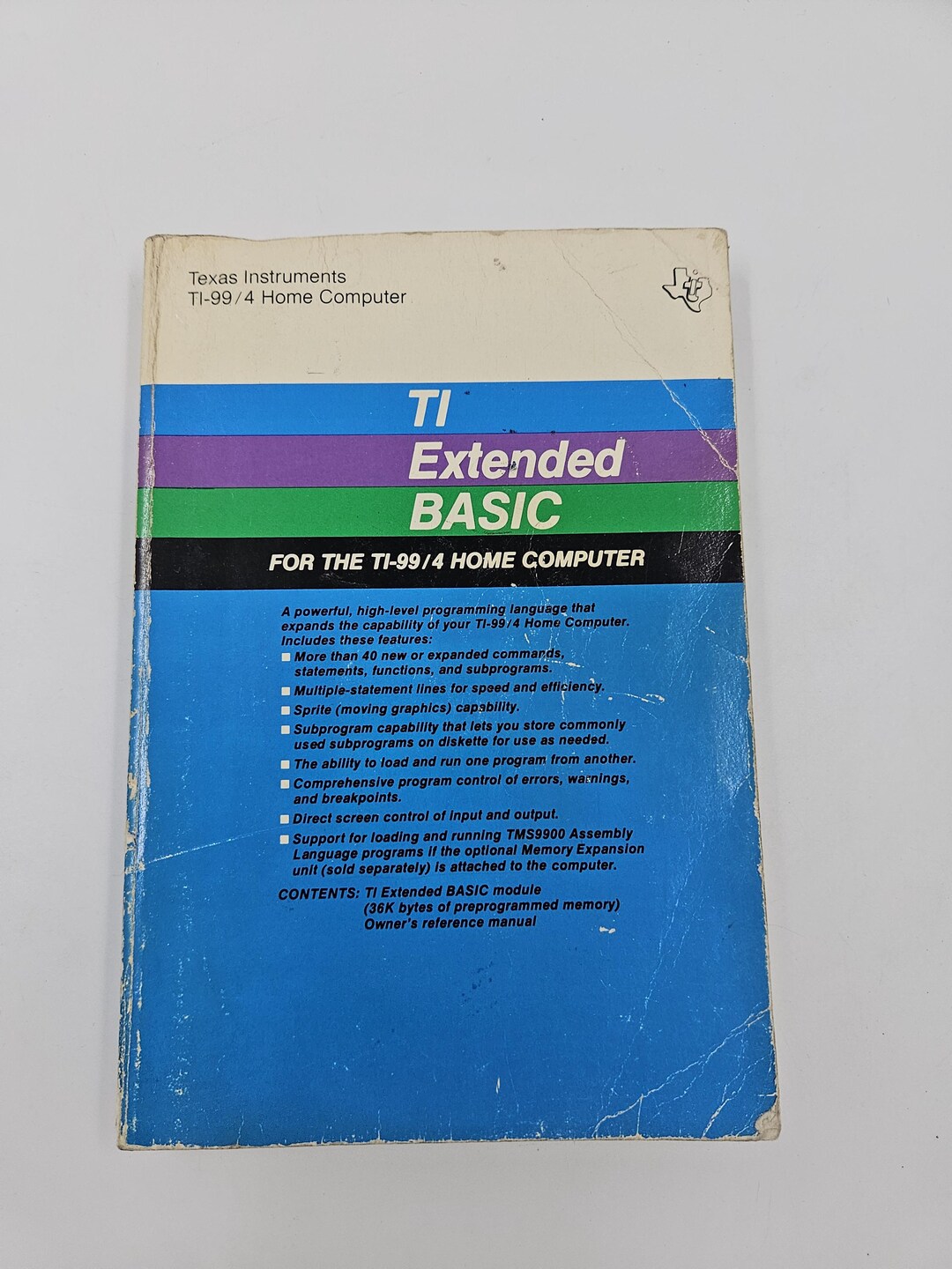 Ti-99/4a 1980 Extended Basic Manual Home Computer - Etsy