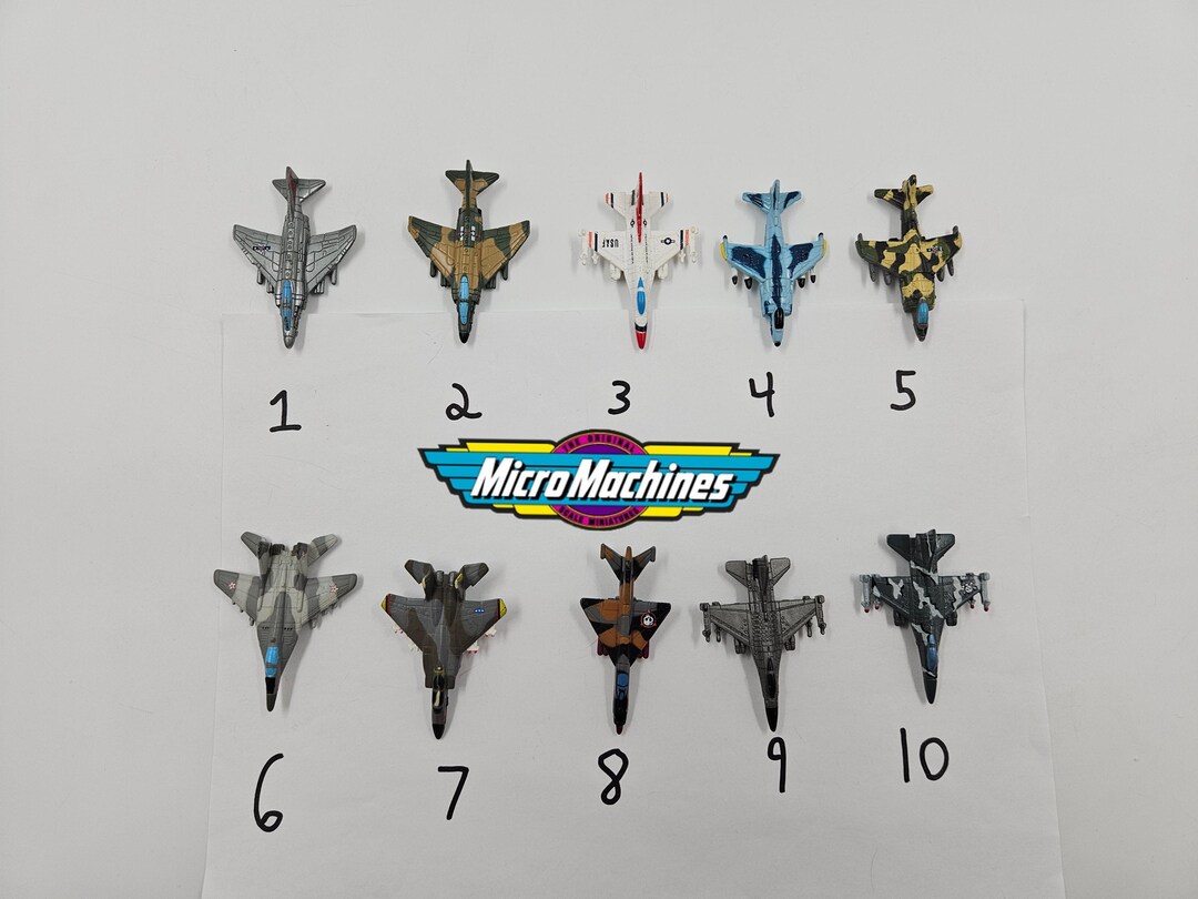 Micro Machines Military Planes and Jets *choose Your Own Drop-down List ...