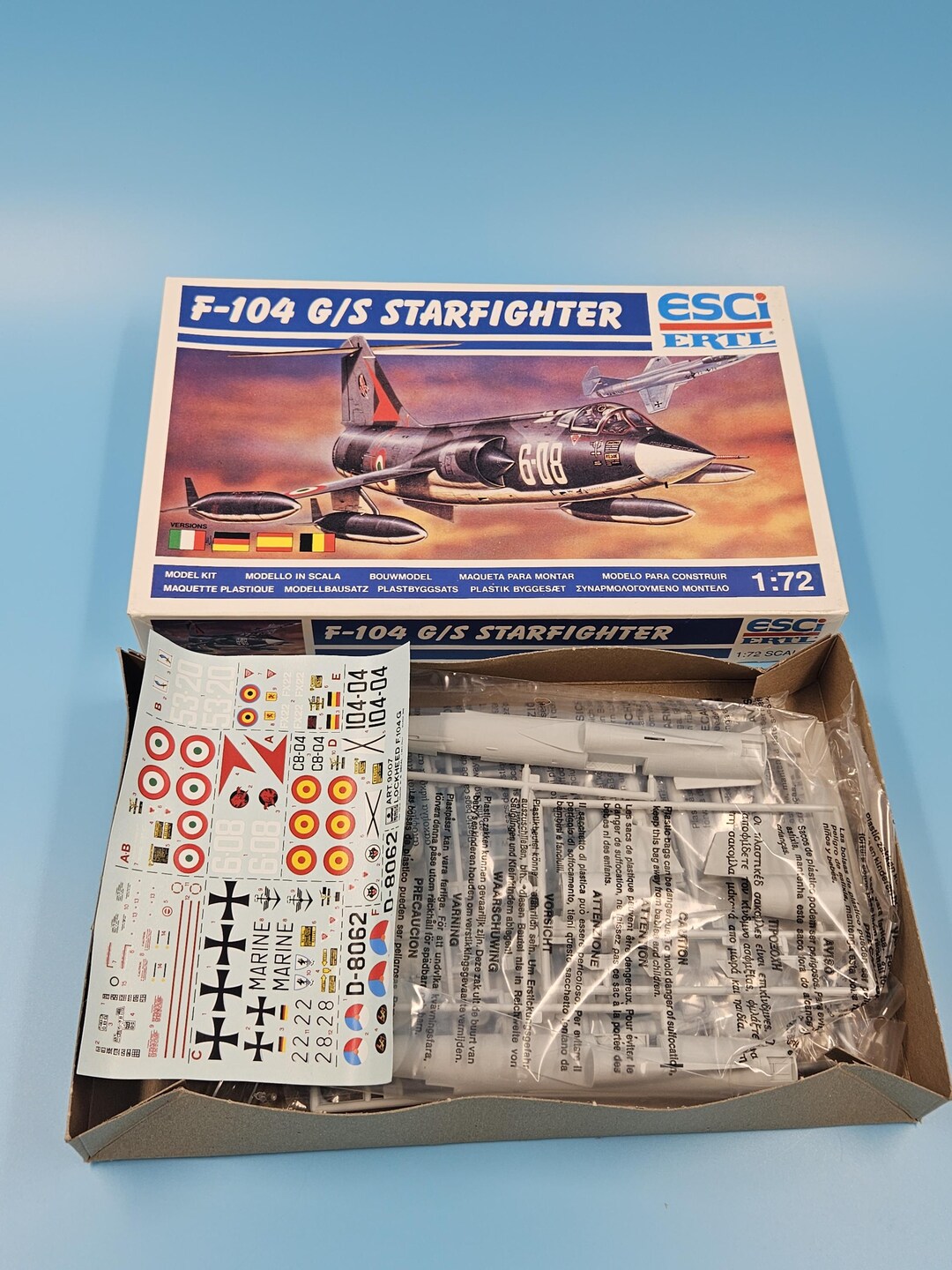 ESCI/ERTL, F-104 G/S, Starfighter, Airplane, Model Scale 1/72 - Etsy