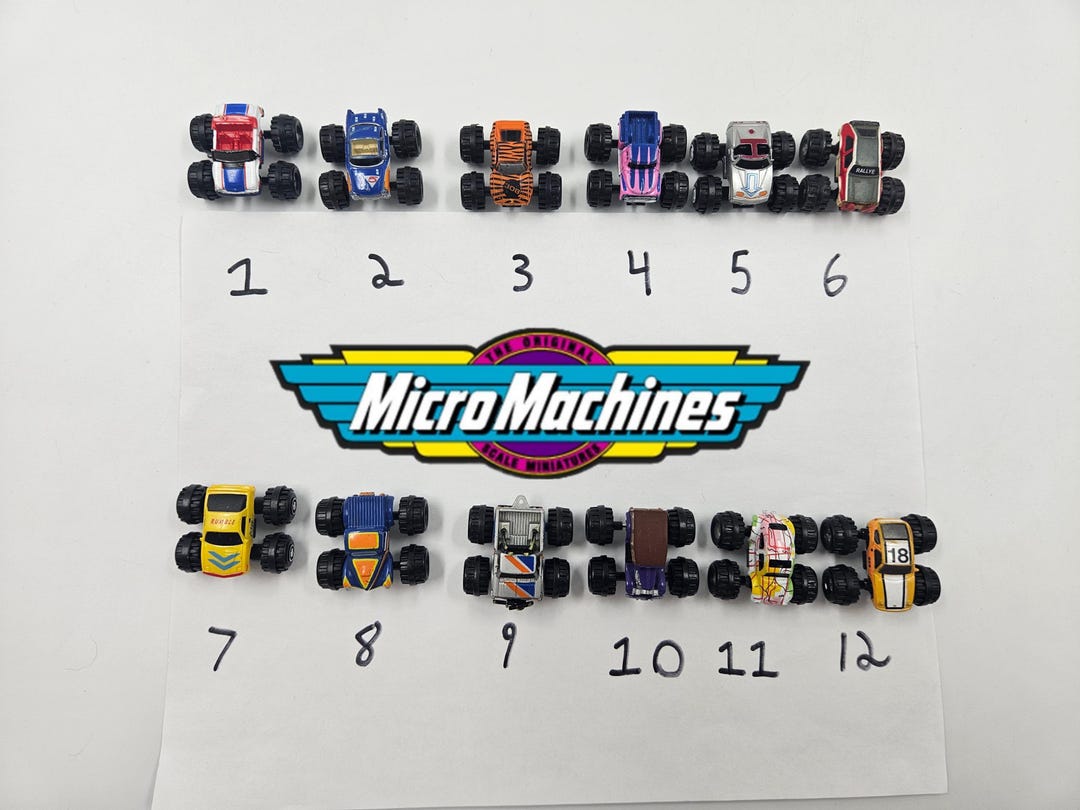 Micro Machines 4X4 Trucks Vintage Galoob Vehicles *choose Your Own Drop ...