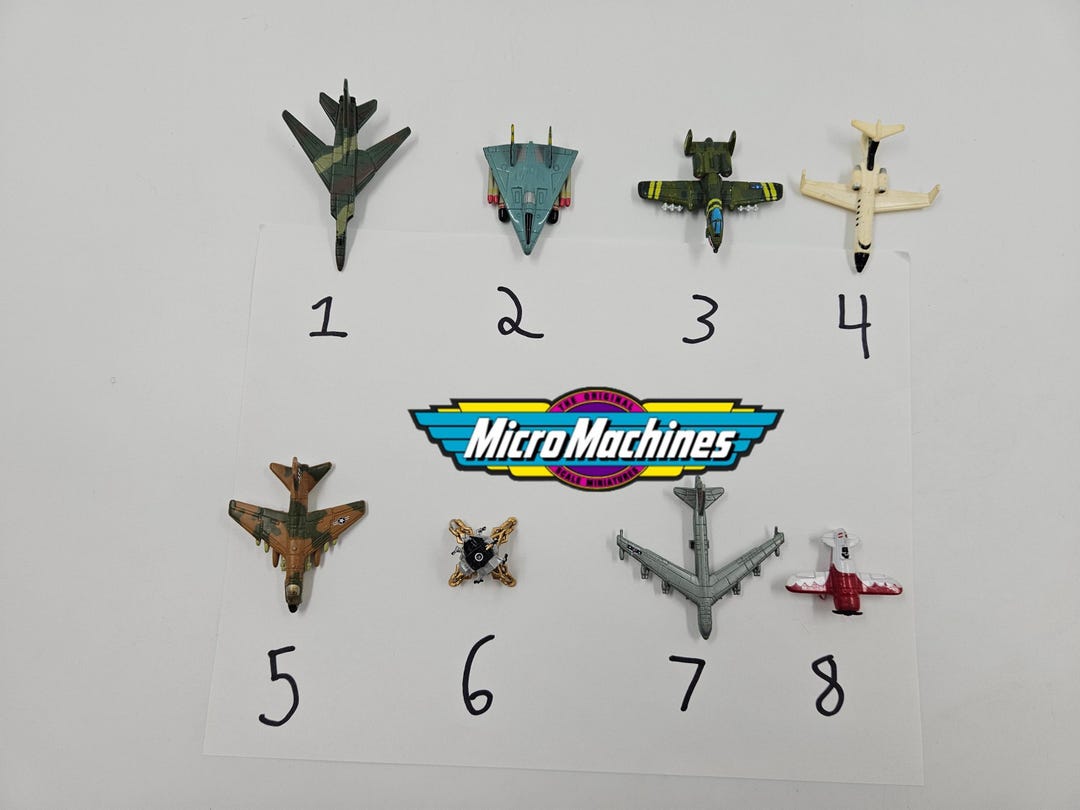 Micro Machines Military Planes and Civilian *choose Your Own Drop-down ...
