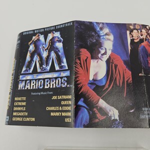 Super Mario Bros. Motion Picture Soundtrack Cassette Album (capitol ...