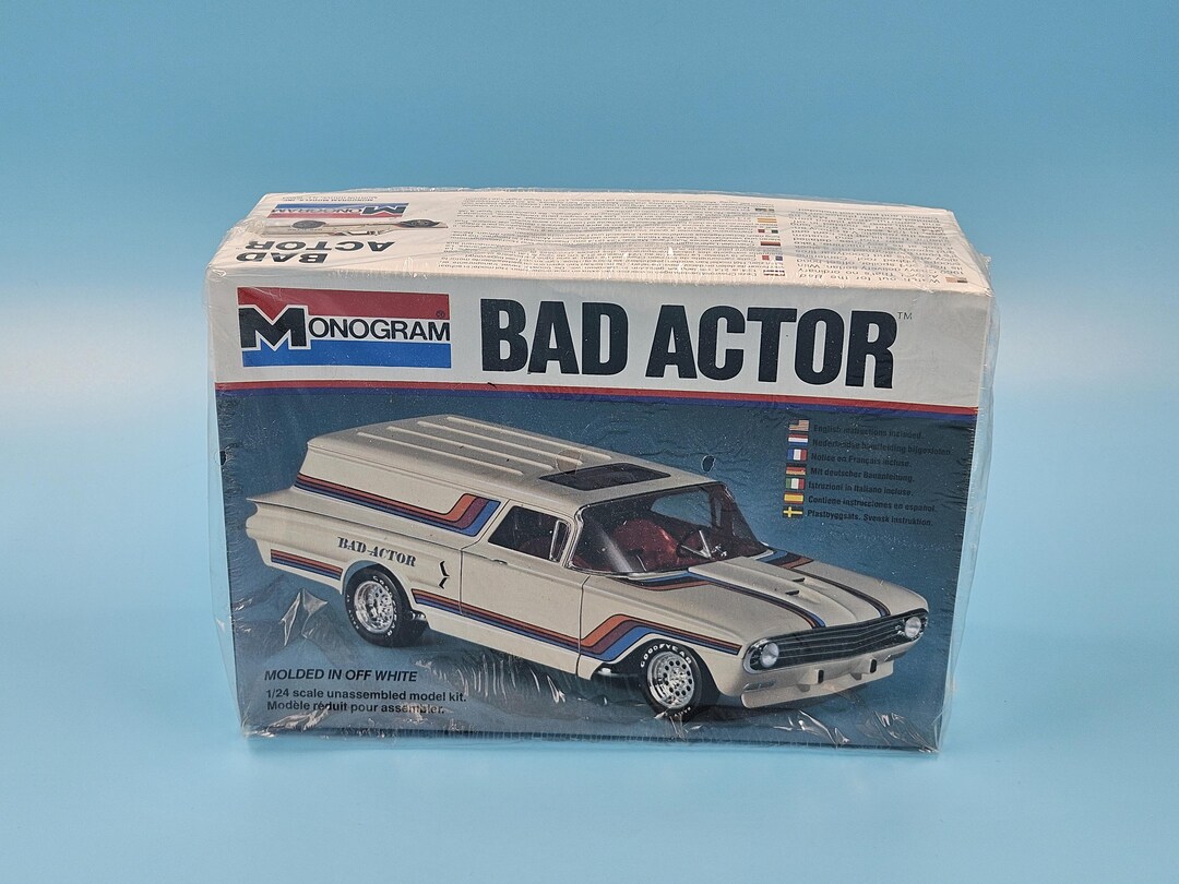 Vintage MONOGRAM Bad Actor 1960 CHEVY Sedan Delivery Model Kit 2267 1/ ...