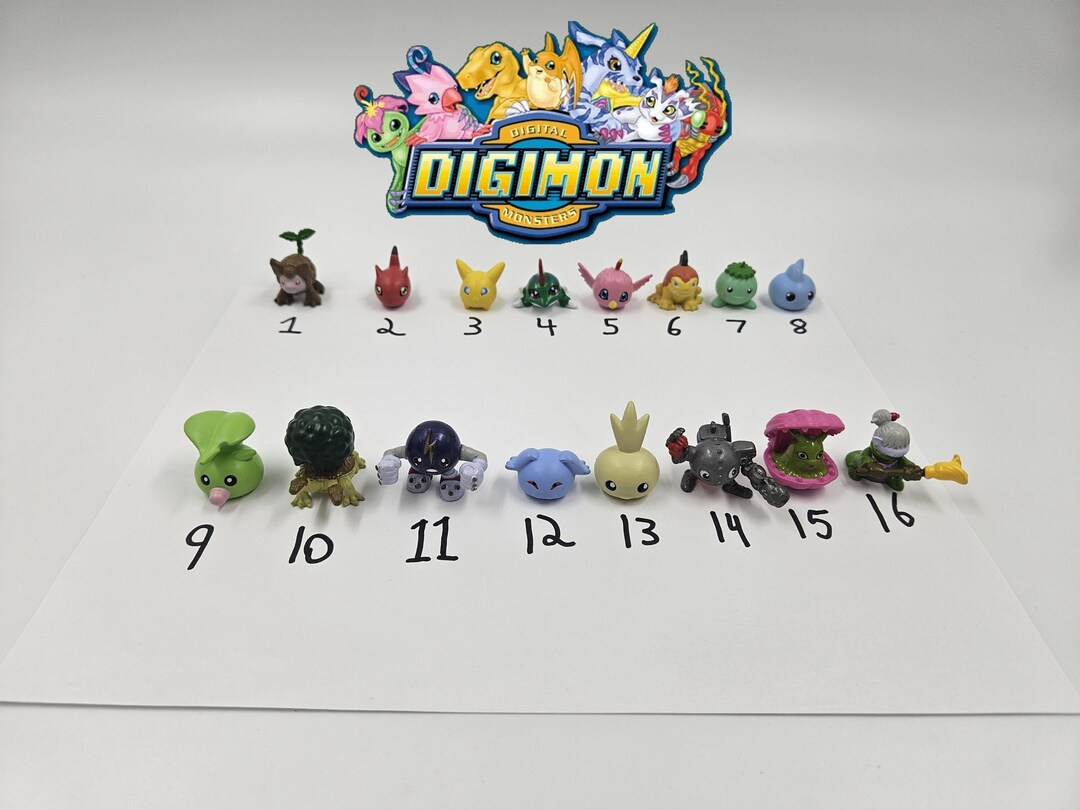 Group 1 Digimon Mini Figures *choose Your Own Dropdown List* Vintage ...