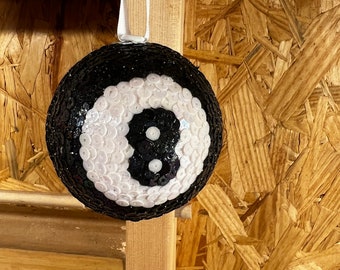 Christmas Ornament, Eight Ball Christmas Tree Ornament, 8 Ball Ornament ...