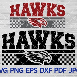 Hawk SVG, Hawks Svg, Hawks Mascot Svg, High School Hawks Football ...