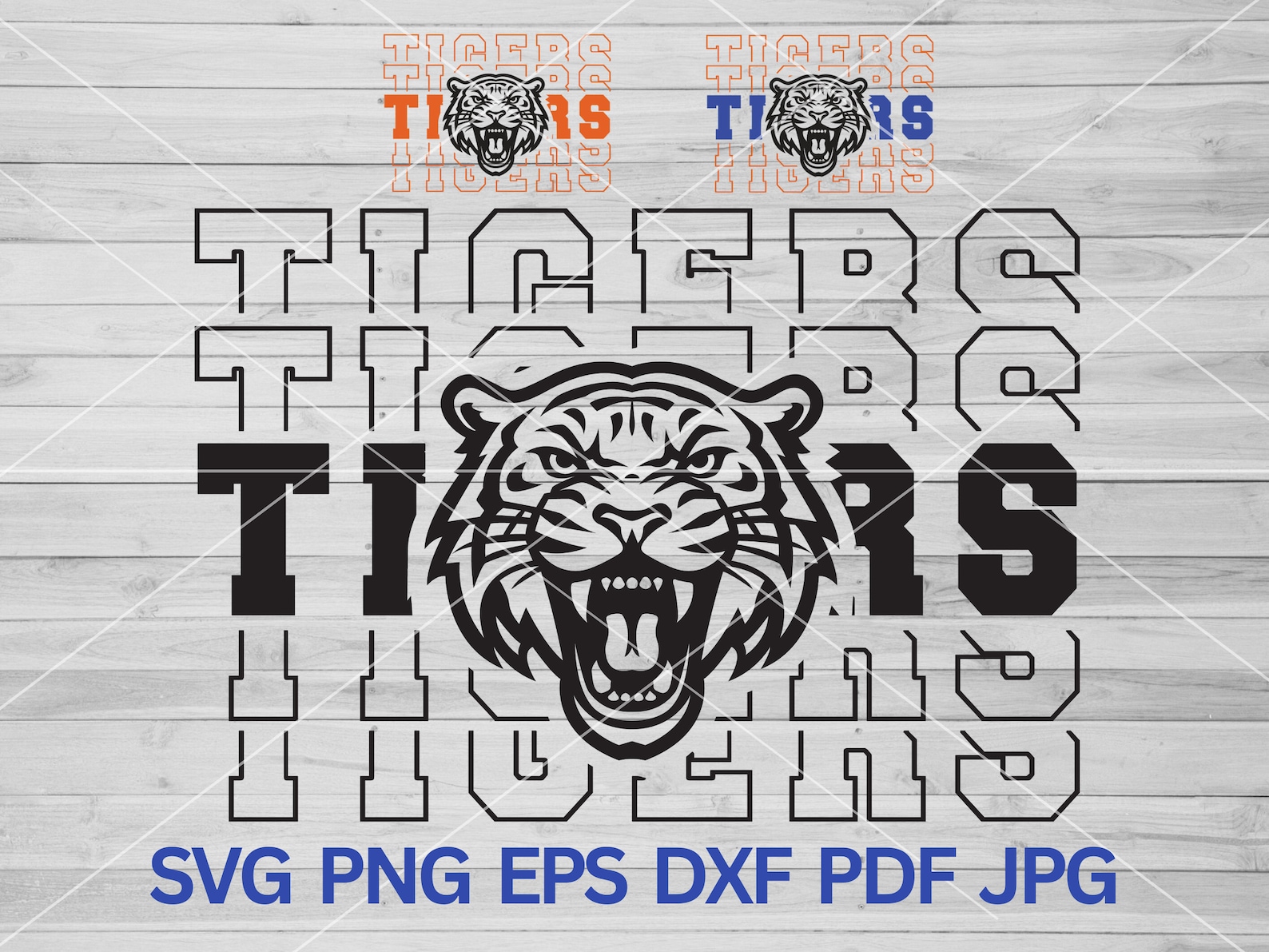 Tiger SVG, Tigers Svg, High School Tigers Football Basketball Soccer ...