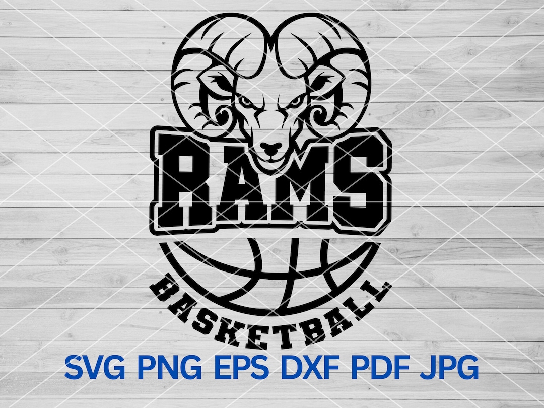 High School Rams Basketball Svg, Ram Svg, Rams Svg, Rams Svg Cut Files ...