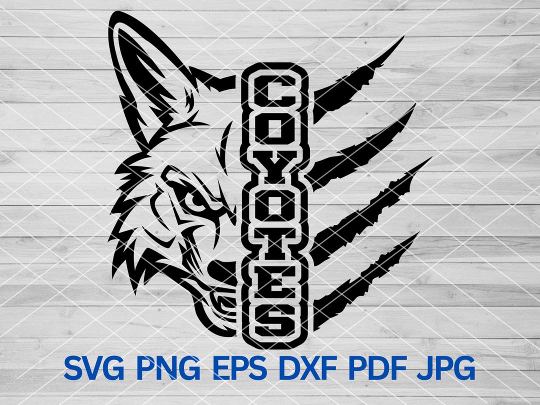 Coyotes Svg, Coyotes Mascot Svg, Coyotes Pride Football Mom, High ...